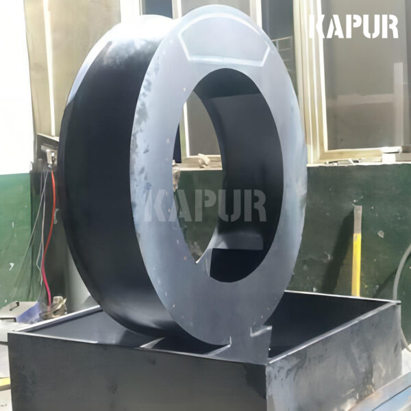 Corten Steel Round Water Portal Outdoor Garden Water Feature Waterfall ...